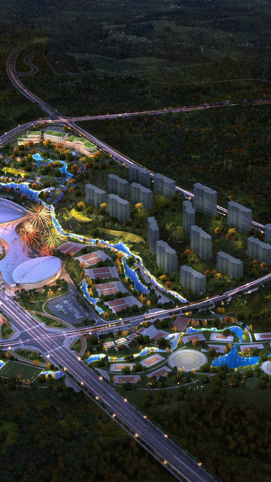 Ankang Sports Park & Phase I Gym | PTW